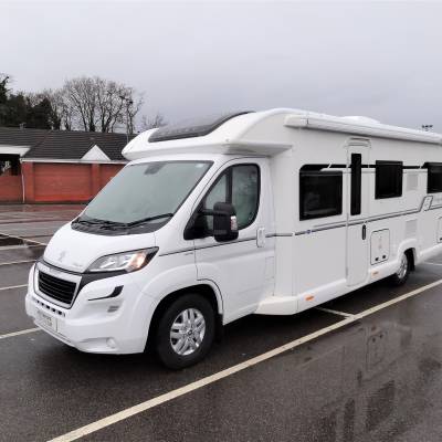 Bailey Autograph 79-6 6 Berth 6 Travel Seat Rear Lounge Drop Down Bed ...