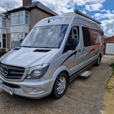 Mercedes Sprinter Race Van 4 Berth 5 Belt Large Garage For Sale