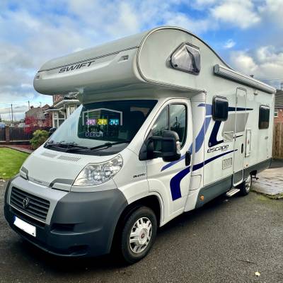 Swift Escape 686 Automatic 6 Berth Rear Lounge Motorhome For Sale