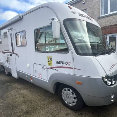 Rapido 997M, fixed rear bed, drop down be, 4 berth 4 belts, motorhem ...