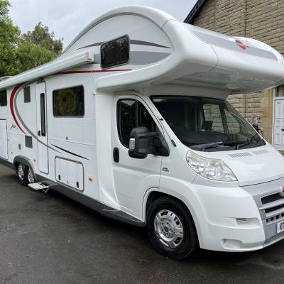 Burstner Argos A747, 6 Berth, Fixed Bed, Garage, Low Mileage