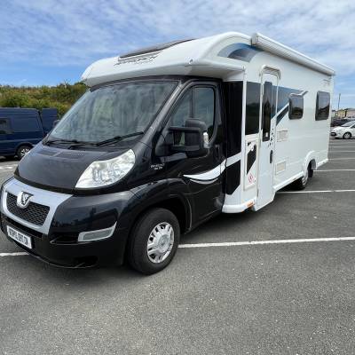 Bailey Autograph 765, 6 Berth, End Lounge, Electric Drop Down Bed