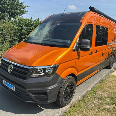Volkswagen Crafter XLWB 2 berth rear fixed bed campervan conversion for ...