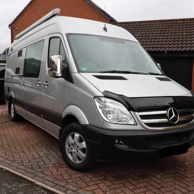 Mercedes Sprinter Stealth Camper 4 Travelling Seats Large Garage ...
