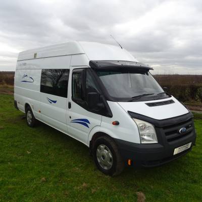 Ford Transit 115 T350 EF RWD 2 Berth, 2 Belts Transverse Bed For Sale
