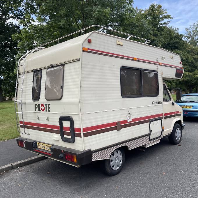 Pilote R380 4 Berth Talbot Rear Washroom 1989 Motorhome For Sale