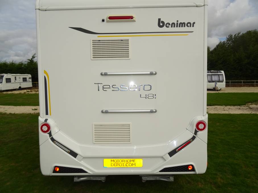 Benimar Tessoro T481, 2019, 4 Belts, 4 Berth, Electric Drop Down Bed ...
