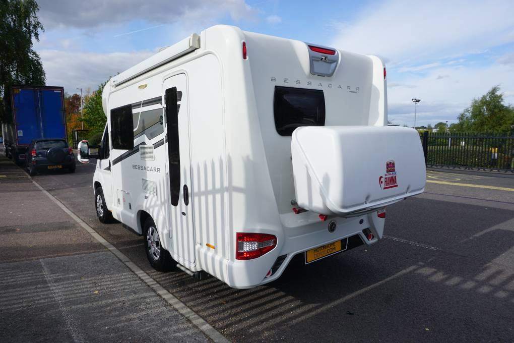 Bessacarr E412 two berth 2 belts end kitchen compact motorhome