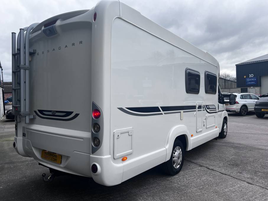 Bessacarr E560 4 berth - 4 seat belt - rear fixed bed motorhome