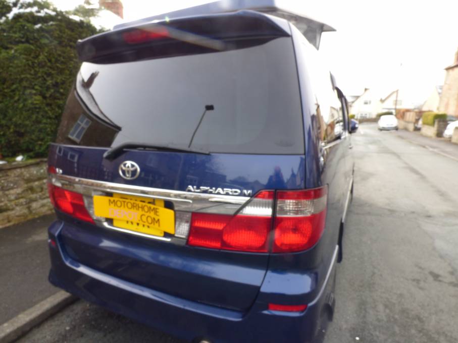 Luxury 4WD Toyota Alphard V camper conversion auto transmission with awning