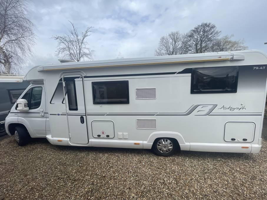 Bailey Autograph 79-4t Two single fixed beds, 4 seat belts motorhome ...