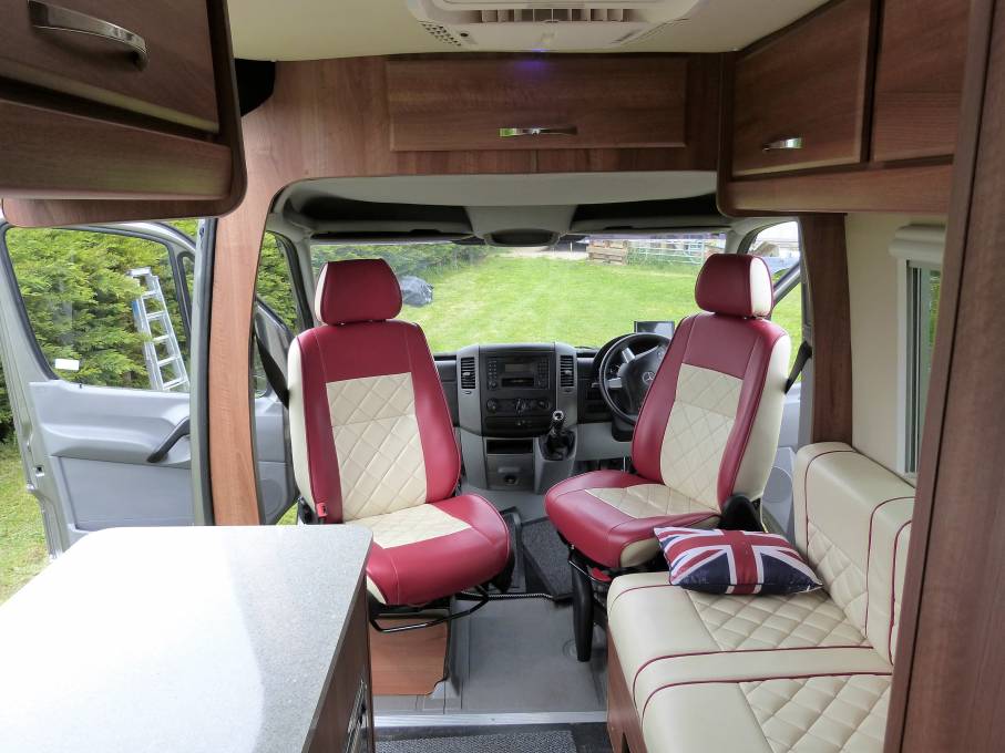 Mercedes Benz Sprinter 4 berth rear lounge campervan conversion