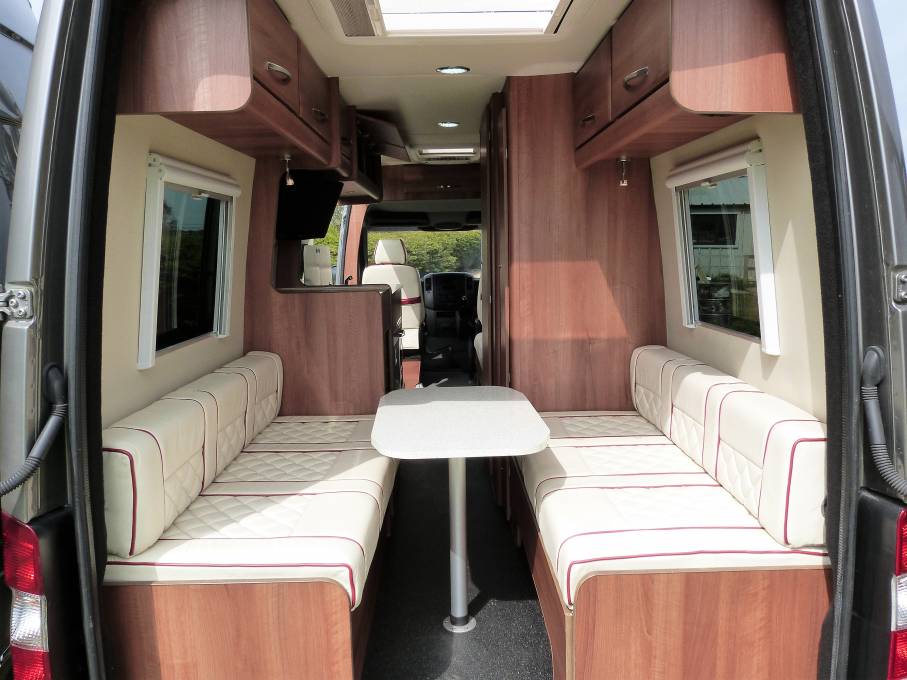 Mercedes Benz Sprinter 4 berth rear lounge campervan conversion
