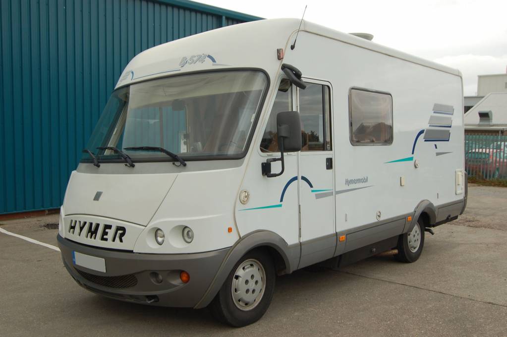 2001 Hymer B574 LHD 'A' Class fixed bed motorhome for sale