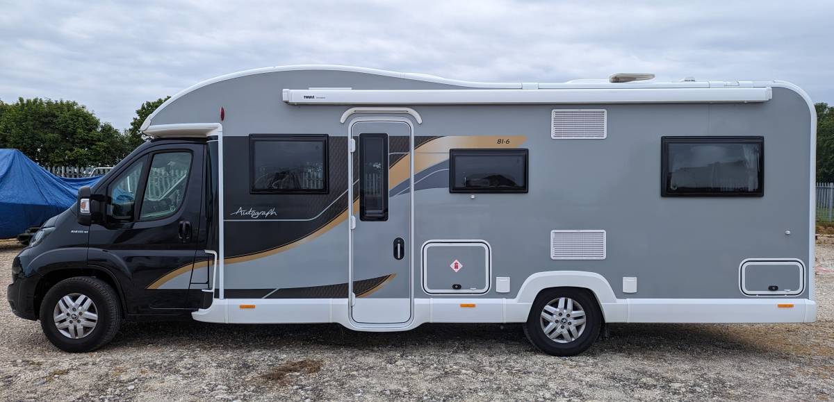 Bailey Autograph 81.6, reverse camera, 6 belt, 6 berth, motorhome for sale