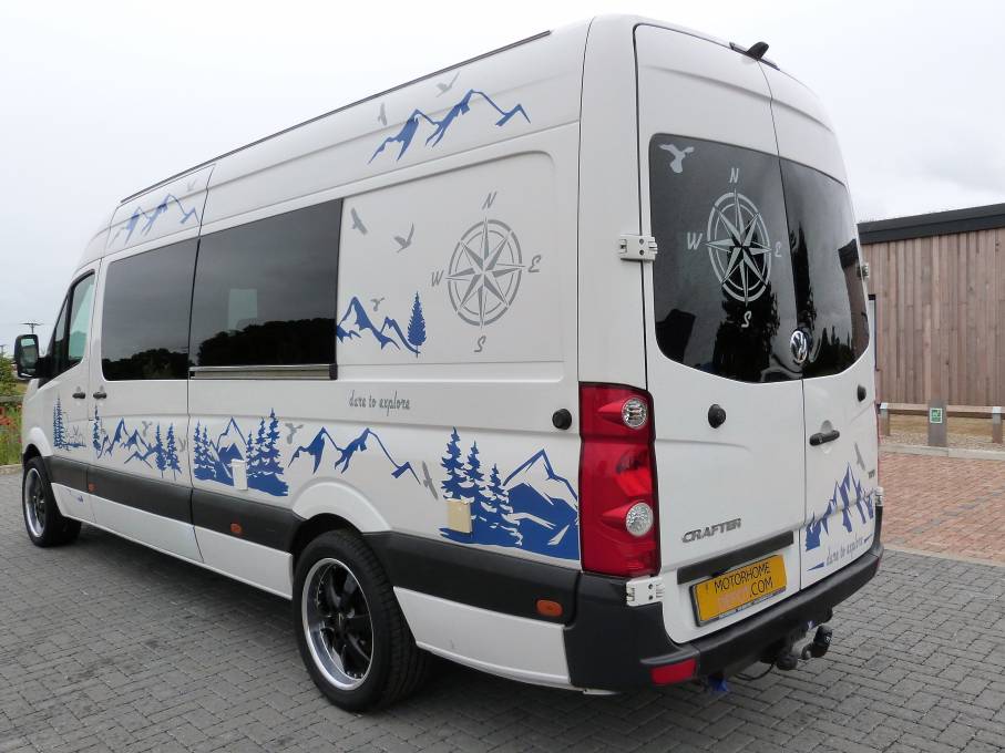 Volkswagen Crafter 2 berth rear fixed bed campervan conversion for sale