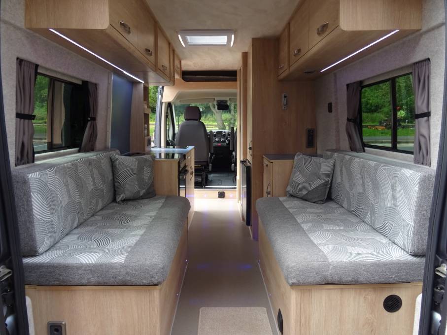 Citroen Relay LWB L3 H2 camper conversion 2021 836 miles