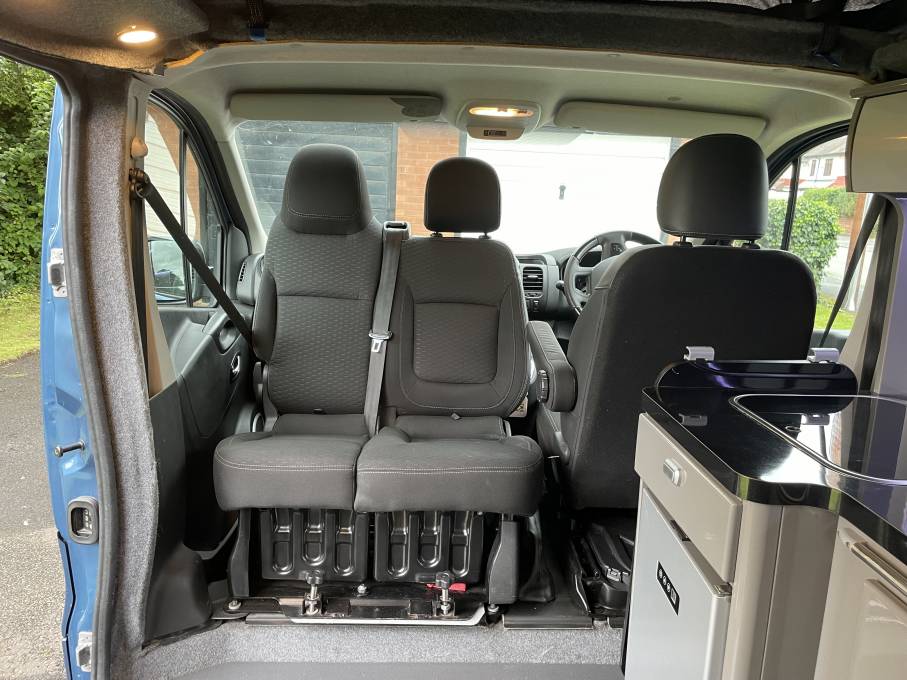 Vauxhall Vivaro Beautiful Blue Camper Van