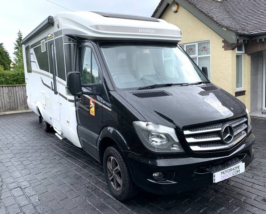 HYMER ML T630 2/3 Berth 4 Belts fixed rear island bed Automatic motorhome