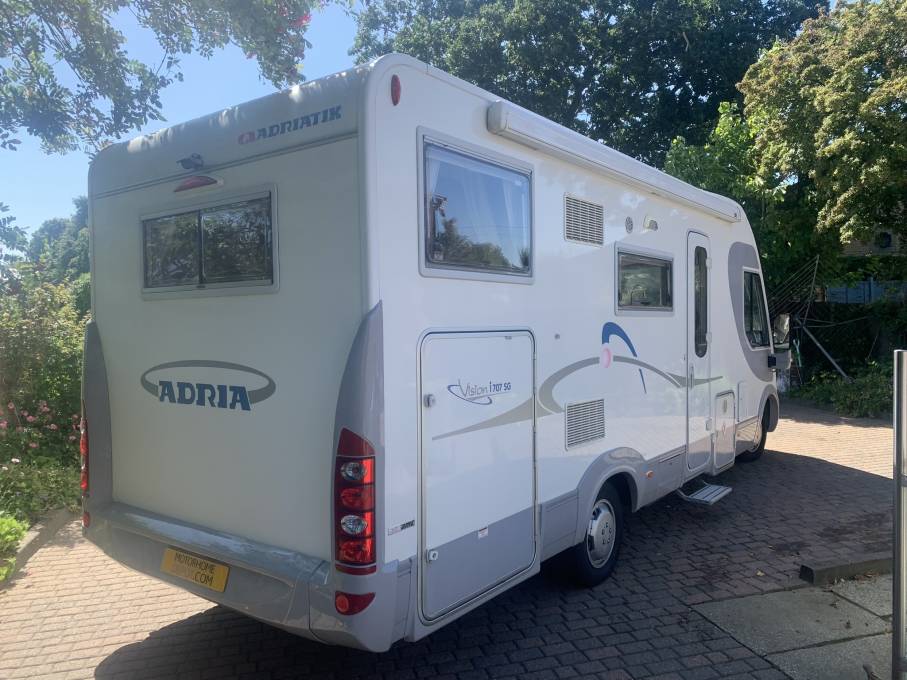 Adria Vision i707 A Class 4 Berth 4 Travel Seats Fixed Bed Motorhome ...