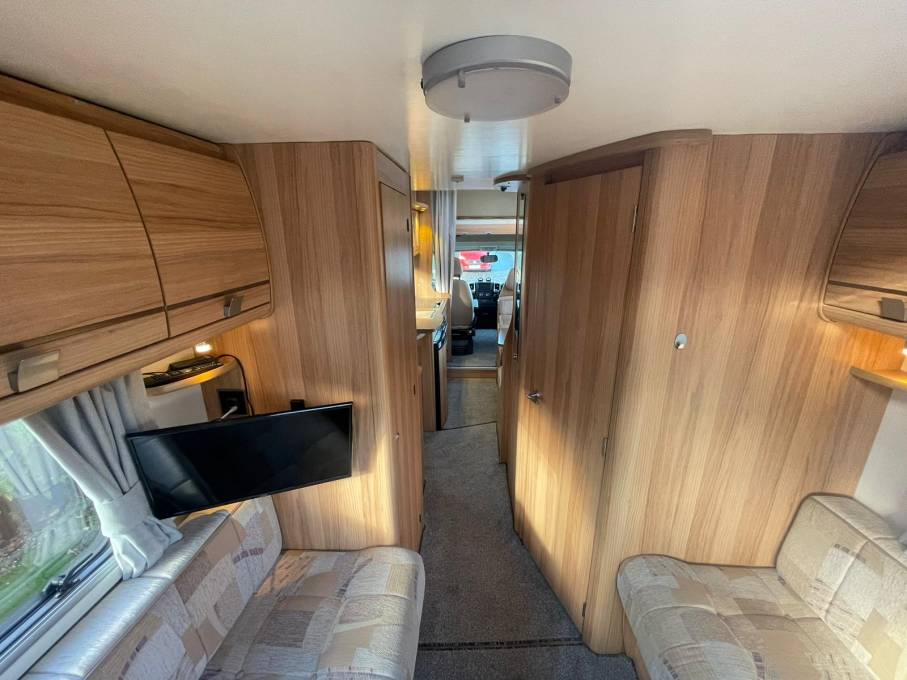 Bailey Approach 760SE 6 berth 6 belts U shape lounge motorhome for sale.
