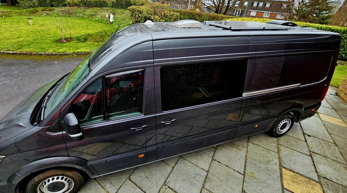 Volkswagen VW Crafter 22k 21MY fixed bed 2 berth high end conversion LWB