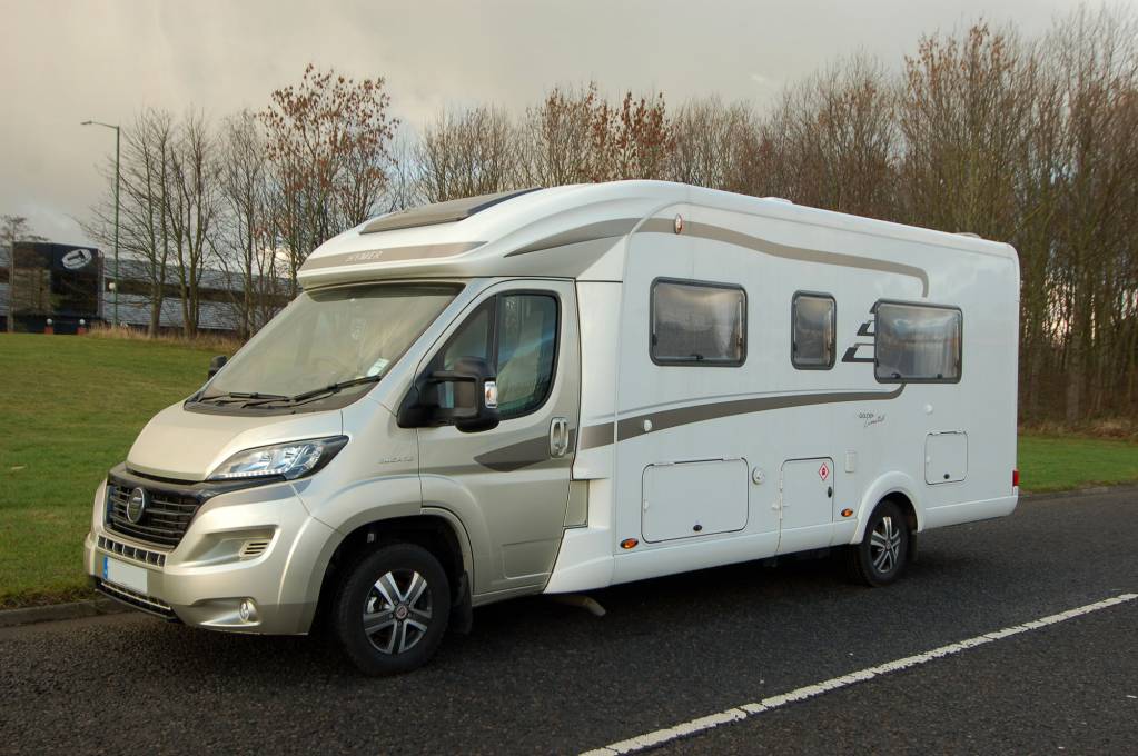 2017 Hymer T 668 CL luxury low profile twin bed motorhome for sale