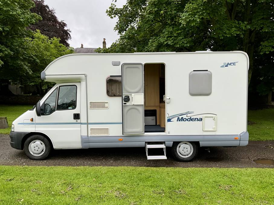 Ace Modena, 2006, 2 berth, rear fixed bed motorhome for sale