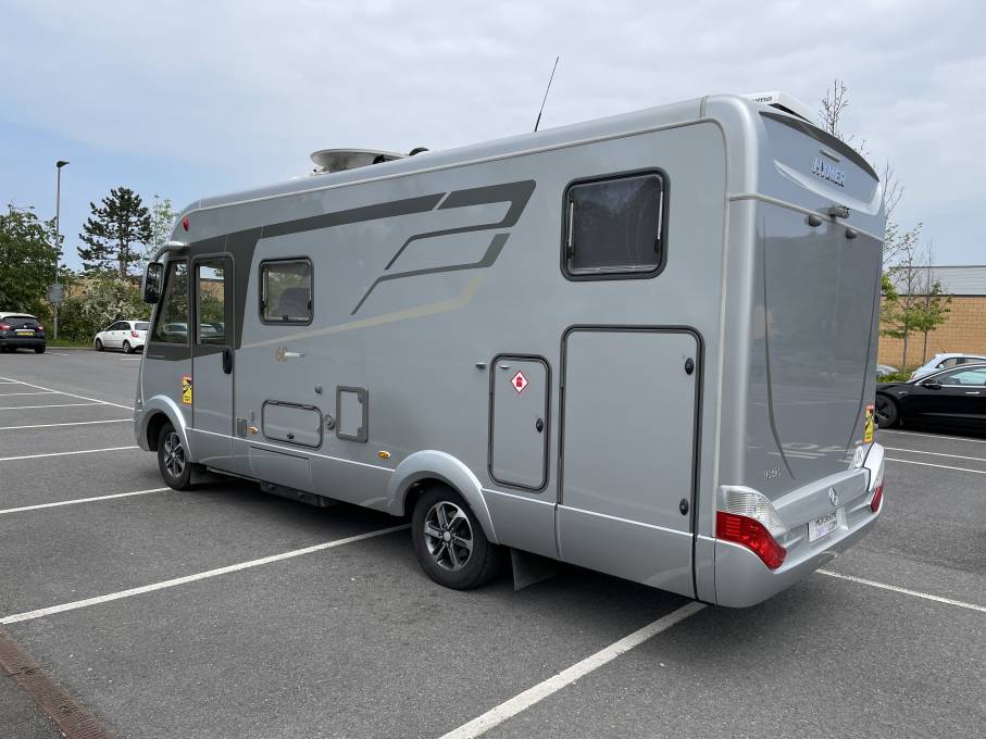 Hymer MLi 570 A-Class Fixed Single Beds Large Garage Motorhome For Sale