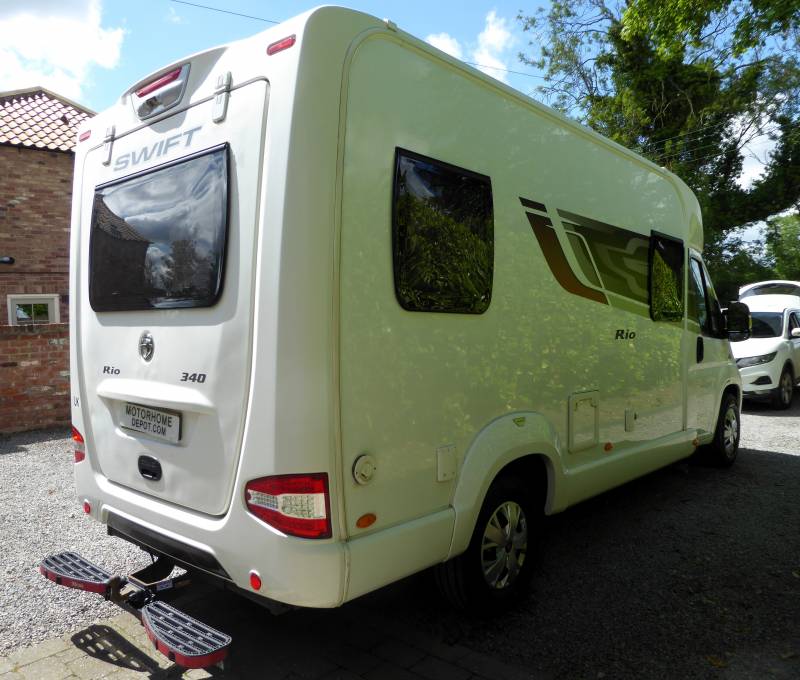 Swift Rio 340 4 berth rear lounge electric bed coachbuilt motorhome