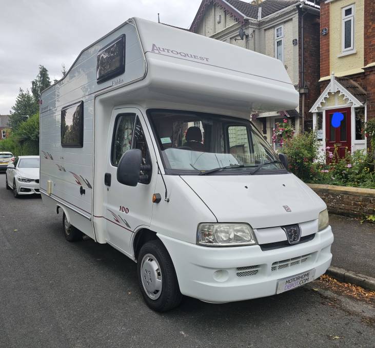 Elddis Autoquest 100,4berth,4belt,3500kg,reversing camera motorhome for sale