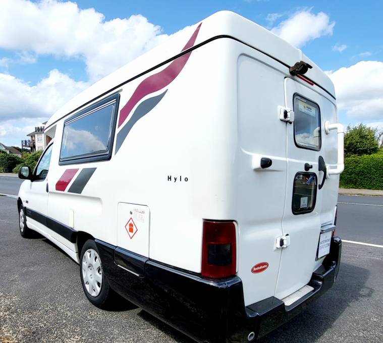 Romahome HyLo R20 2008 67k 4 belt 2 berth pop top camper van
