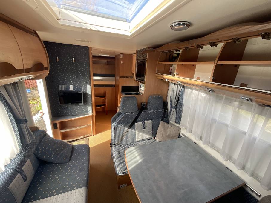 Burstner Argos 747-2 Active, 6 Berth, 6 Belts, Fixed Rear Bed, Large Garage