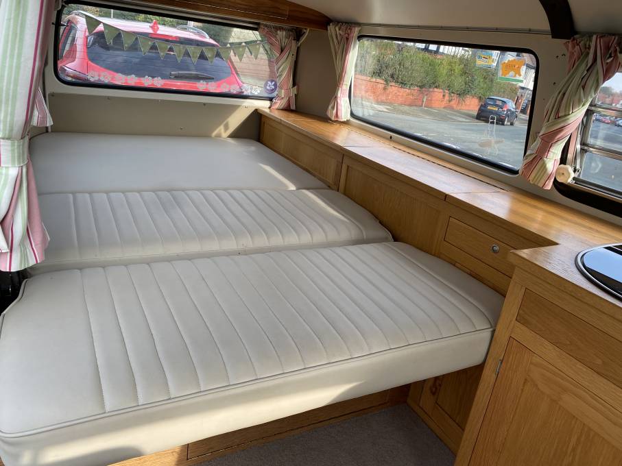 Volkswagen Riviera Bay Window 4 Berth Pop Top Campervan For Sale