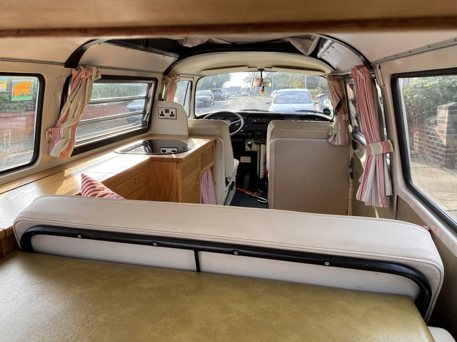 Volkswagen Riviera Bay Window 4 Berth Pop Top Campervan For Sale