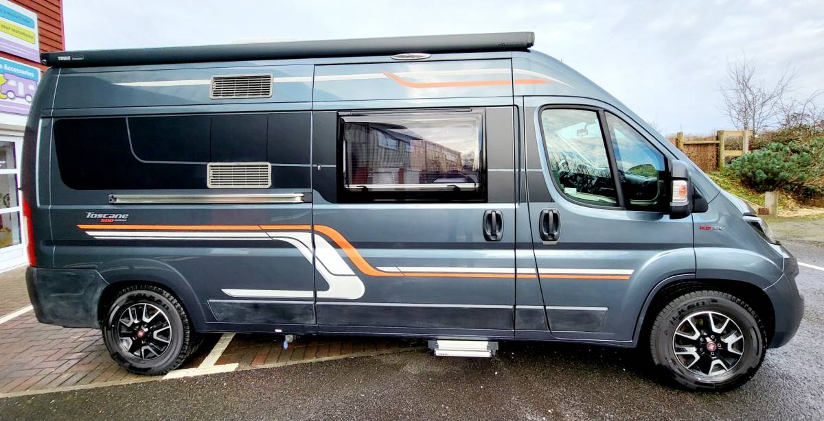 Swift Toscane 500 series van conversion 3 berth 2019 22k 5.99m AC LHD ...