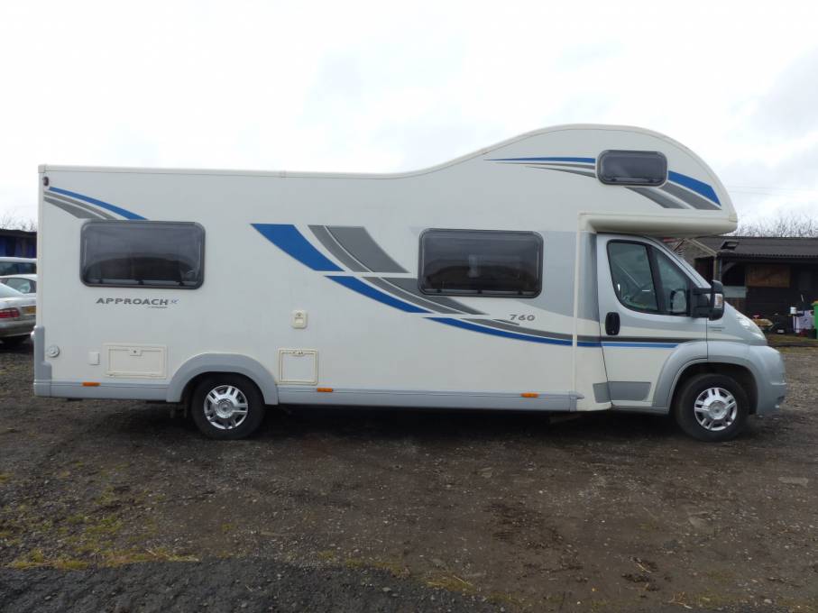 Bailey Approach se 760, 6 berth, 6 seat belt, 2012 motorhome for sale