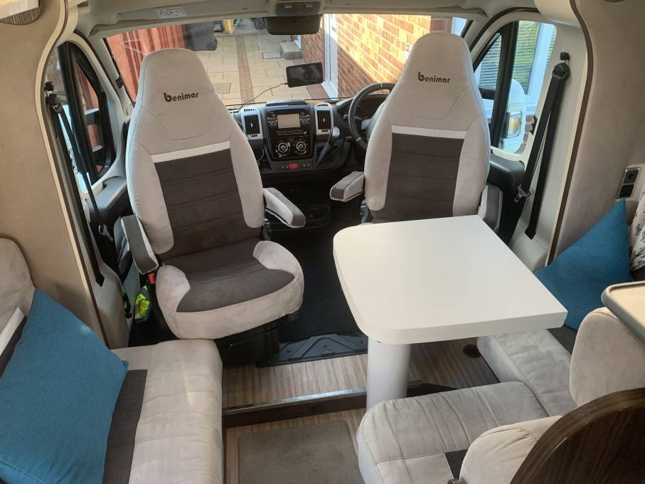 Benimar Mileo 294, 4 berth rear garage island bed coachbuilt motorhome