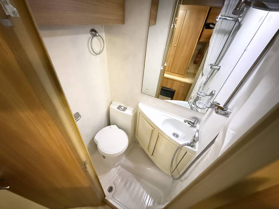 2012 Swift Escape 686 6 Berth 6 Travelling Belts rear lounge