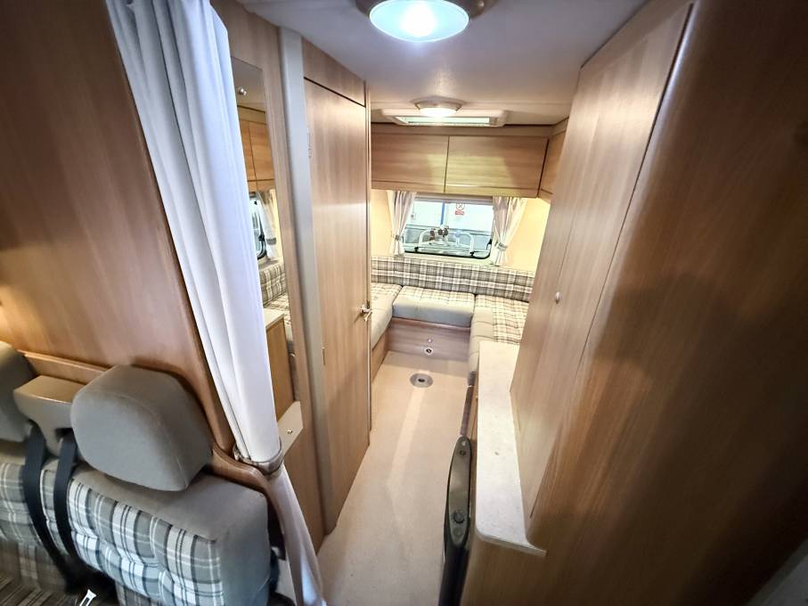 2012 Swift Escape 686 6 Berth 6 Travelling Belts rear lounge