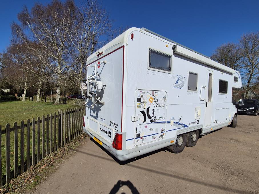 Burstner Argos 748, 2005,end bedroom, 6 berth, 4 belts, overcab bed