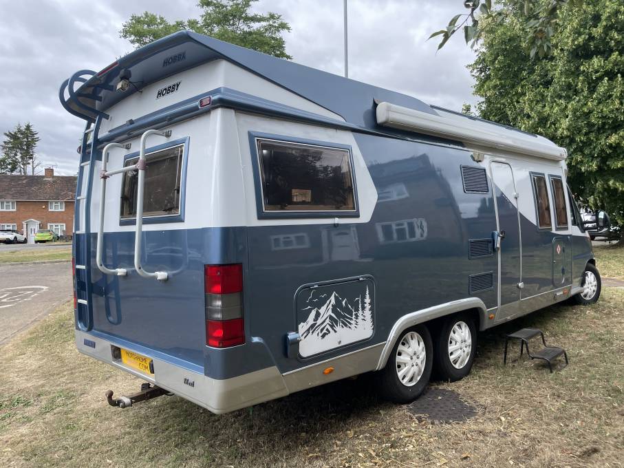 Hobby 750 LHD Tag axle Motorhome,solar, habitation air con, french bed,