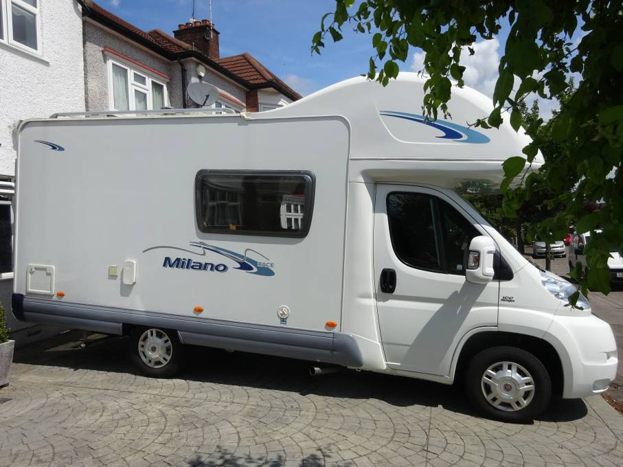 DEPOSIT TAKEN - Ace Milano Coach built 5 berth 4 seat belted motorhome