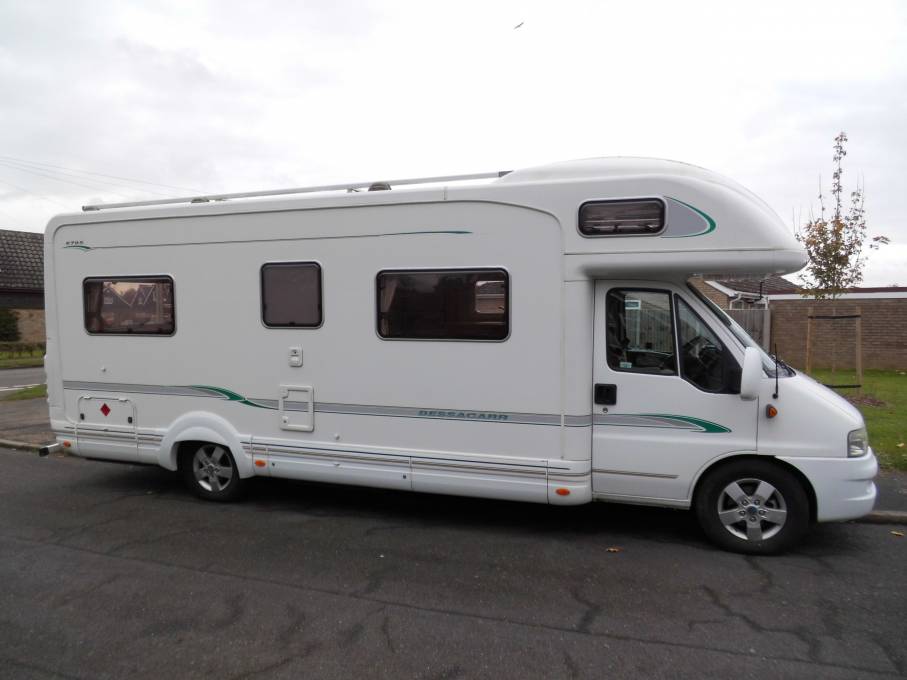 BESSACARR E795 2003 LOW MILEAGE 6 BERTH WITH 4 SEAT BELTS