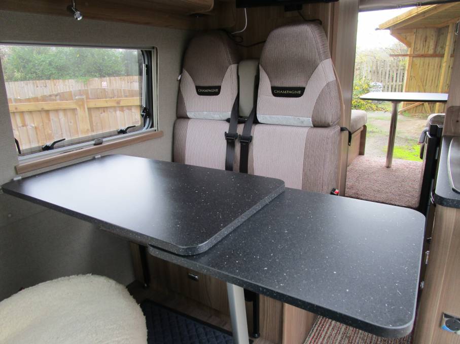 SWIFT SELECT CHAMPAGNE 144 COMPACT 3 BERTH, 4 BELTS REAR BED CAMPER VAN ...
