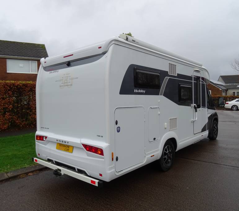 Hobby Optima De-luxe T65 GE- 2016 - 3/4 Berth - Fixed rear bed ...