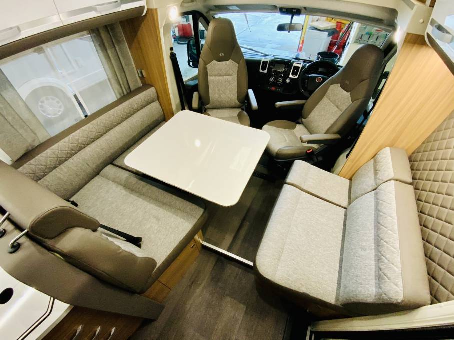 Adria Matrix 670 SLT Plus 4 Berth End Washroom Fixed Twin Single Beds ...