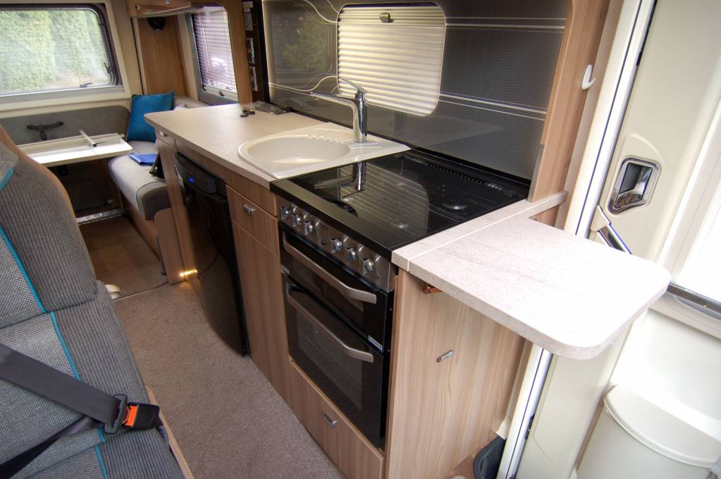 2016 Swift Rio 340 4 berth low profile motorhome with rear door