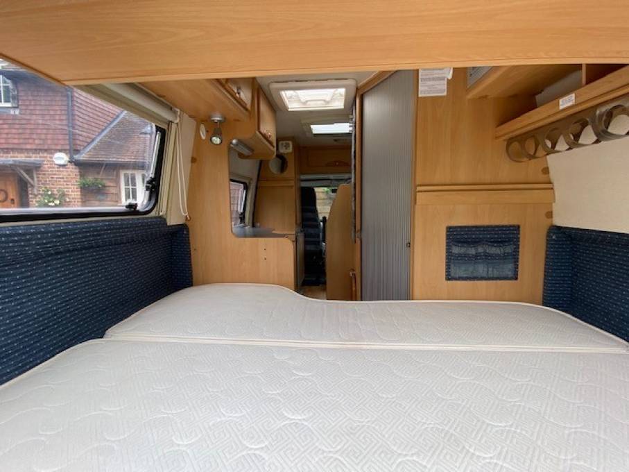 2005 Adria Twin 2-berth camper van for sale with fixed bed