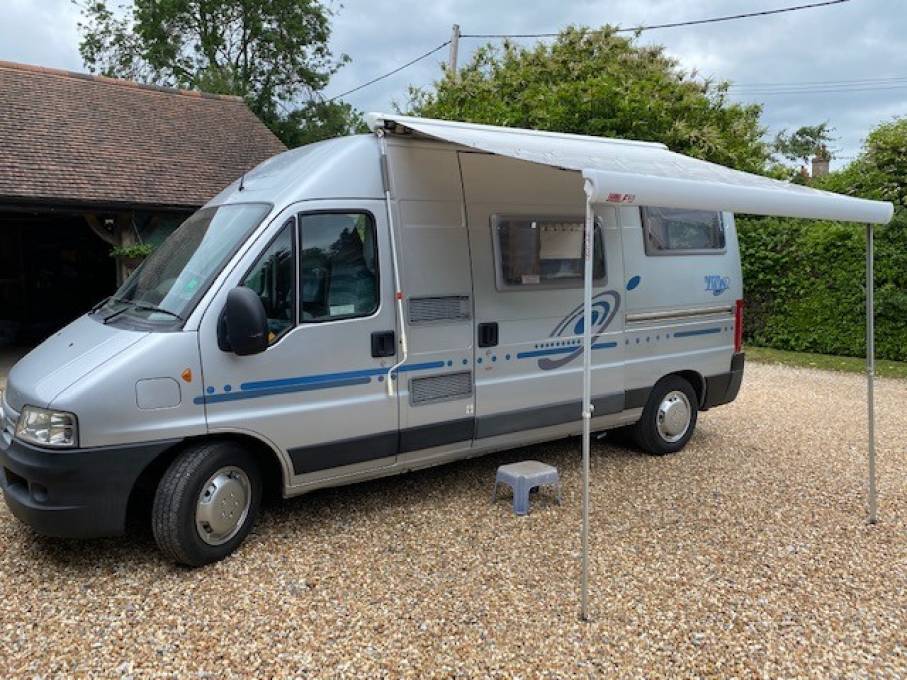 2005 Adria Twin 2-berth camper van for sale with fixed bed